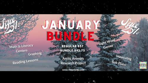 January Bundle by Kindergarten Smorgasboard | TPT