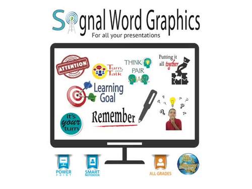 Signal Word Graphics To Use in Digital Presentations by Life and ...