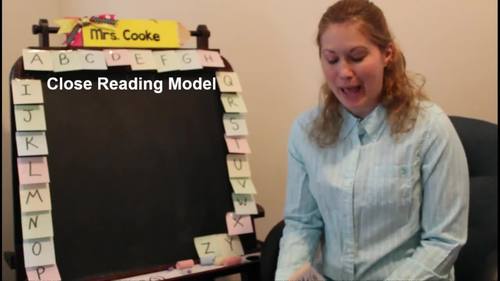ELA Close Reading Model and Writing Mini Lesson 10 by InspiredTeacher