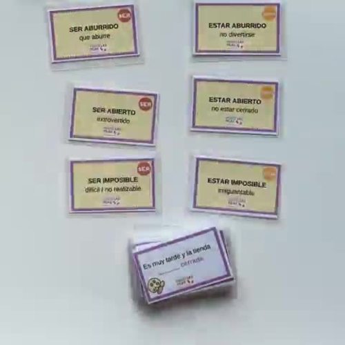 Ser vs estar tasks cards different meanings for Spanish Junior and ...