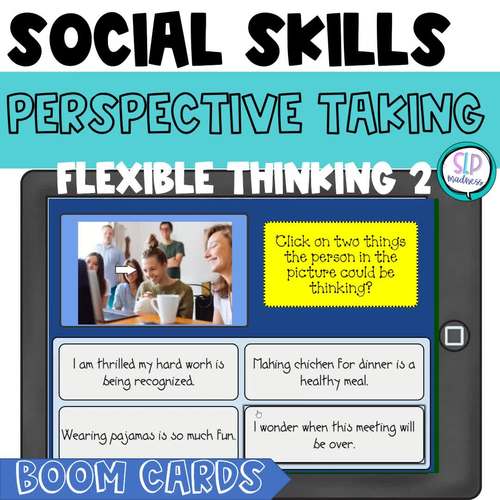Perspective Taking Social Skills Flexibility Speech Therapy Boom Cards