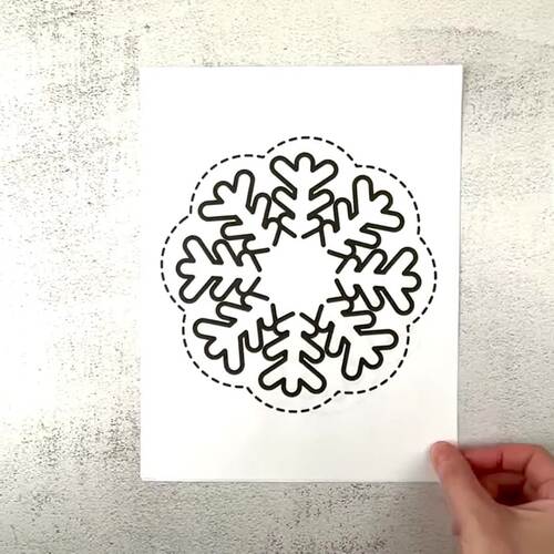 8 Snowflake Cut-Out – 5 Sizes for Winter Crafts, Bulletin Boards ...