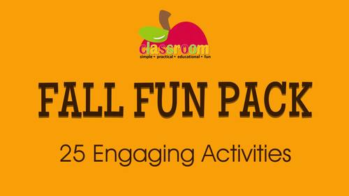 FALL FUN 15 ACTIVITIES PACK by RFTS-Preschool2Kindergarten | TPT