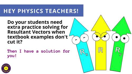 Resultant Vector Practice Problems: Notes and Worksheets for Physics