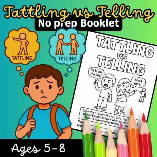 Should I Tell the Teacher? | Tattling vs Reporting | Back to School | SEL