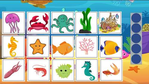Cariboo Ocean Vocabulary: Digital Game by The Happy Bee SLP | TPT