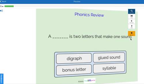 Phonics Review Boom™ Card Deck - Level 1 Units 4-6 by Sleepy Owl Teaching
