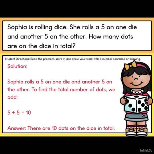 One-Step Addition Word Problems within 10: Task Cards by Serendipity ...