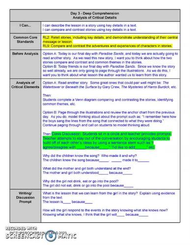 Paradise Sands by Levi Pinfold Lesson Plan & Google Activities | TPT