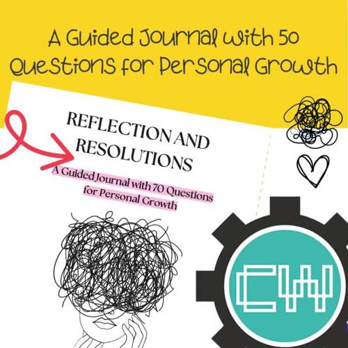 A Guided Journal with 50 Questions for Personal Growth by Creative ...