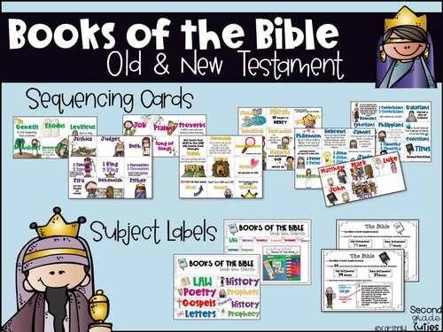 Books of the Bible activities, sequencing cards, memory verses | TPT