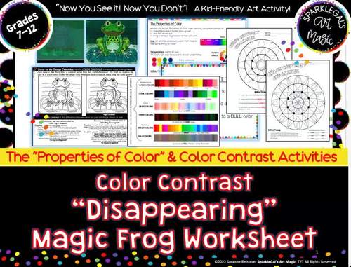 Properties of Color & Contrast: Art Elements & Principles of Design Lesson