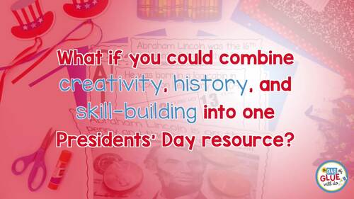Presidents Day: Coloring Pages, Word Search, Reading Comprehension, Hat ...