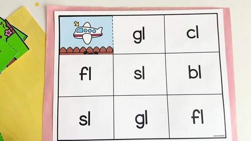Initial Consonant Blends Games L Blends S Blends R Blend Beginning ...