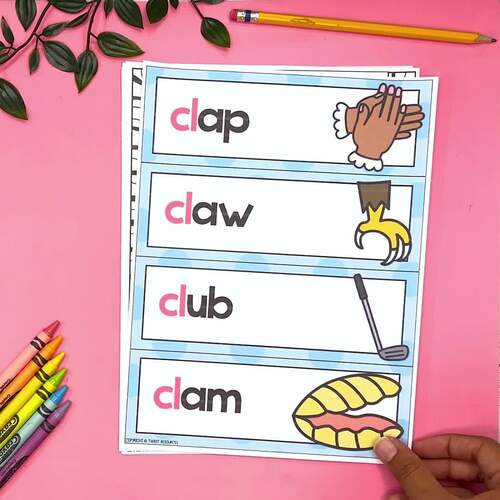 Blends No Prep Printables MEGA BUNDLE includes L Blends, R Blends and S ...