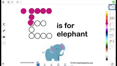 Digital Preschool Alphabet Activities for Google Classroom & SeeSaw