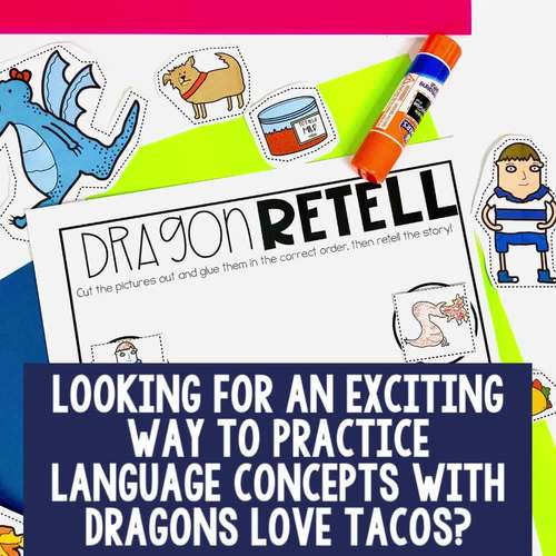 Dragons Love Tacos No Prep Speech & Language Activities | Boom Cards ...