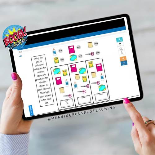 Back to School Life Skills Counting Money Addition Task Cards | TPT