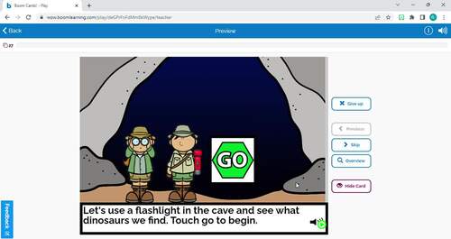 Turn the Lights On and Off and Find Dinosaurs Boom Learning | TPT
