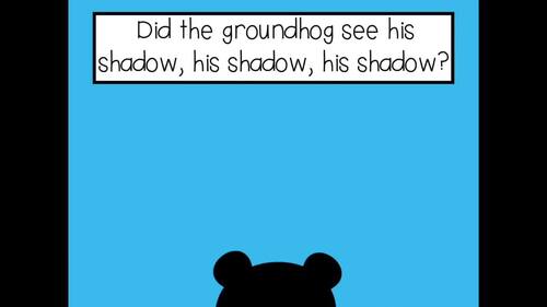 Groundhog Day Circle Time Song With Activities - Preschool Kindergarten 1st