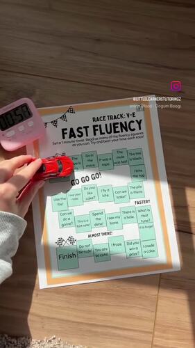 Decodable Fluency Game, Reading Centers, SOR, 1st Grade 2nd Grade