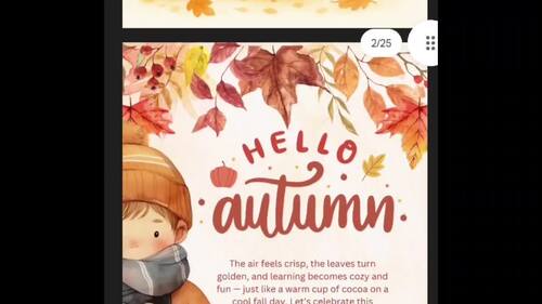HELLO AUTUMN – Color the Beginning Sound Fall Phonics Pack by CreaLectio