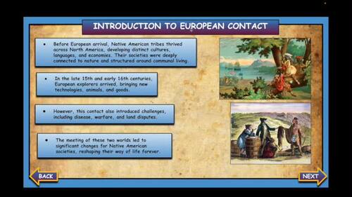 Native Americans and European Contact Powerpoint. The Trail Of Tears. L5.