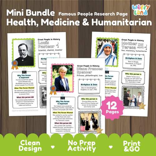 Health Medicine and Humanitarian Famous People Biography Research ...