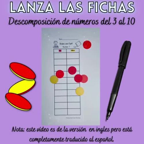 Componer y Descomponer Números Hasta 10 - Lanza las Fichas - Shake and ...