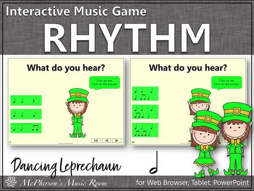 St. Patrick's Day Music: Half Notes Interactive Rhythm Game {Dancing ...