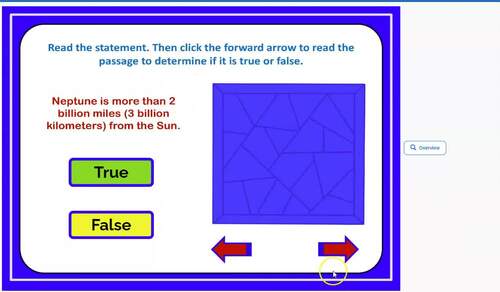 Solar System Neptune Planet Scavenger Hunt BOOM Cards by CarolJ Creations