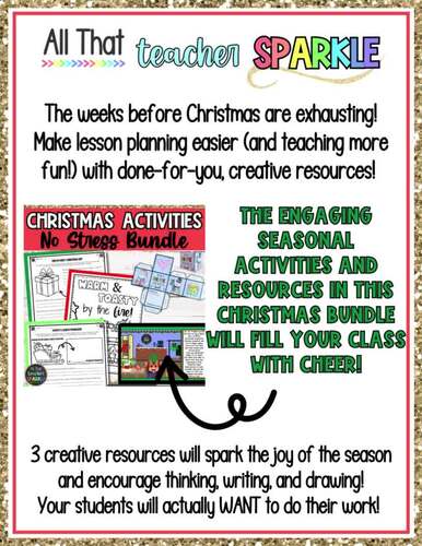 Fun Christmas Activities BUNDLE for 3rd 4th 5th Grade | TPT
