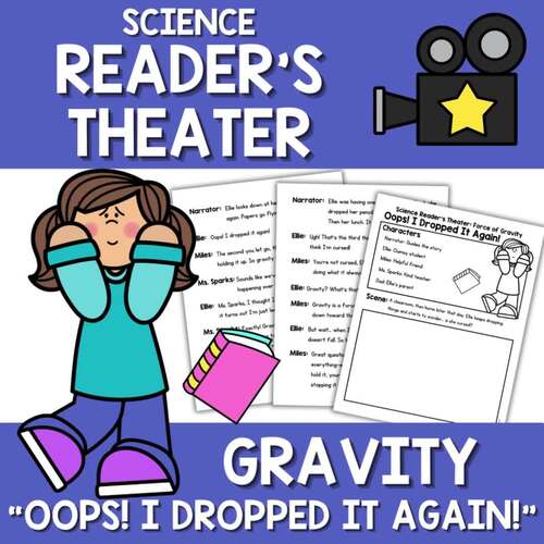 Gravity Force Activity | Science Readers Theater Script Skit | Fun ...