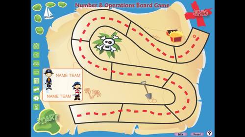 Number & Operations: Board Game - PC Gr. 3-5 by CCP Interactive | TpT