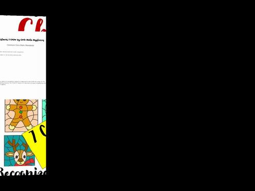 Christmas 7 Numbers 1 to 10 Color by Code Math Mysteries Kindergarten ...