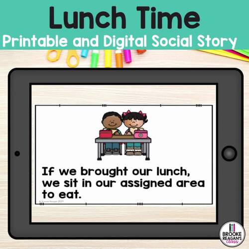 Cafeteria and Lunch Behavior Expectations and Rules: Social Story and ...