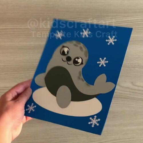 Seal Craft Arctic Antarctic Polar Animal Crown Zoo Ocean Sea Research ...