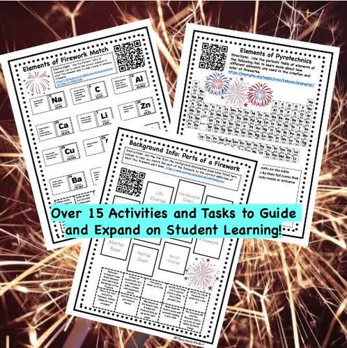 Firework Color Chemistry Virtual Science Lab by TeachWithBri | TPT