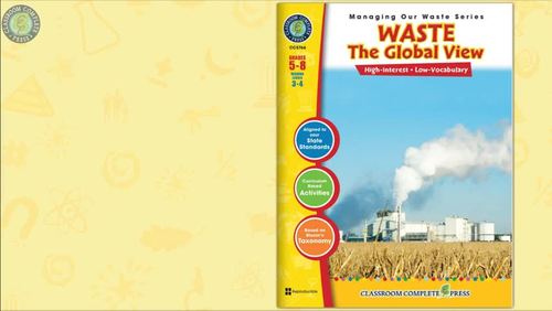 Waste: The Global View Gr. 5-8 by Classroom Complete Press | TpT