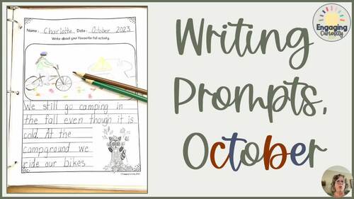 October Writing Prompts - Daily Differentiated Writing Center Activities