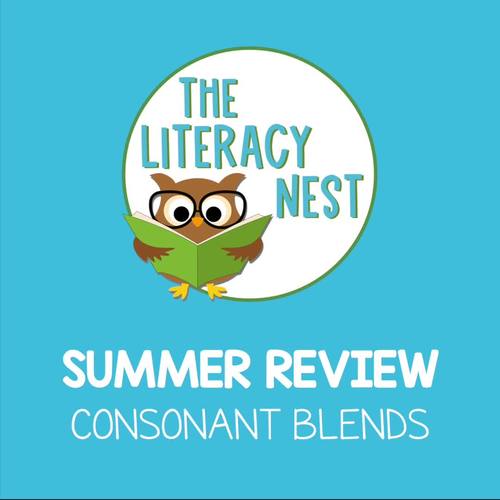 Summer Phonics Activities Consonant Blends for Orton-Gillingham Lessons