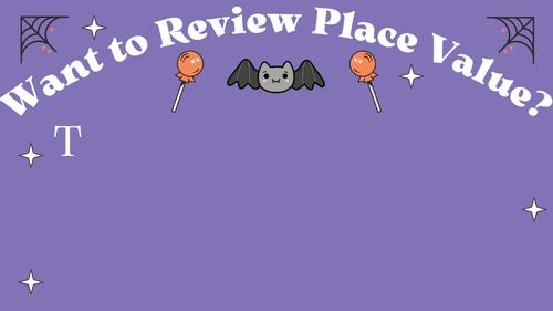 Fall Place Value | Bat Themed Ways to Write a Number - Google Slides