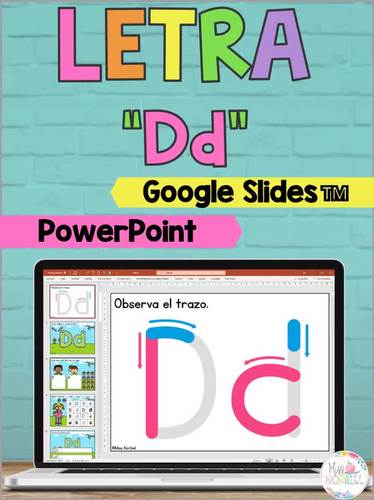 Alphabet activities in Spanish, Letter D for Google Classroom™ and ...