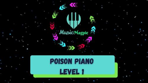 Piano Sight Reading Game | Poison Piano - Beginner Level Melody Sight ...