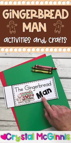 DOLLAR DEAL - Gingerbread Man Printables, Activities, and Christmas Craft