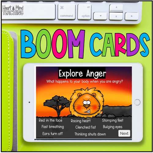 Safari Animal Emotions BOOM cards for distance learning | TpT