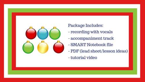 Christmas Singing Game - Christmas Counting Song with Backing Track