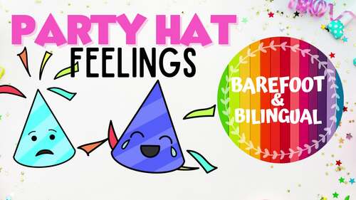 Party Hat Clipart Feelings - SEL Birthday Clipart | TPT
