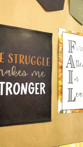 Sunflower Growth Mindset Posters - Classroom Decor by PoppySeed Printables