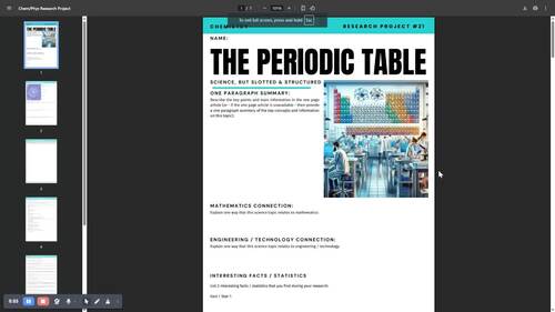 Atoms, Isotopes & The Periodic Table Complete Unit 6th 7th 8th 9th ...